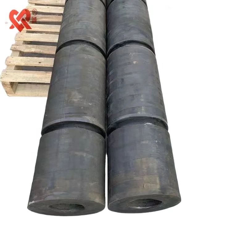 PIANC Certified Heavy Duty 70-85A Tugboat Roller Fenders With Abrasion ...