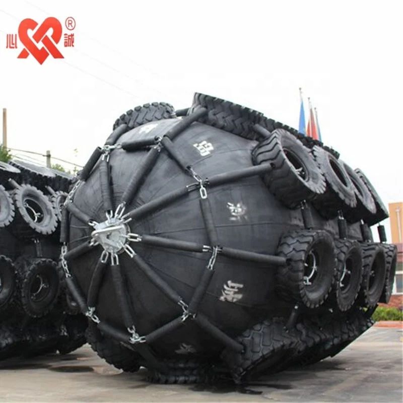 Black Flexible Marine Pneumatic Fenders with Durability Easy ...