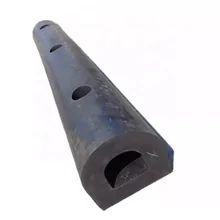 Heavy Duty D Rubber Fenders Marine Protection Bolted Installation ...