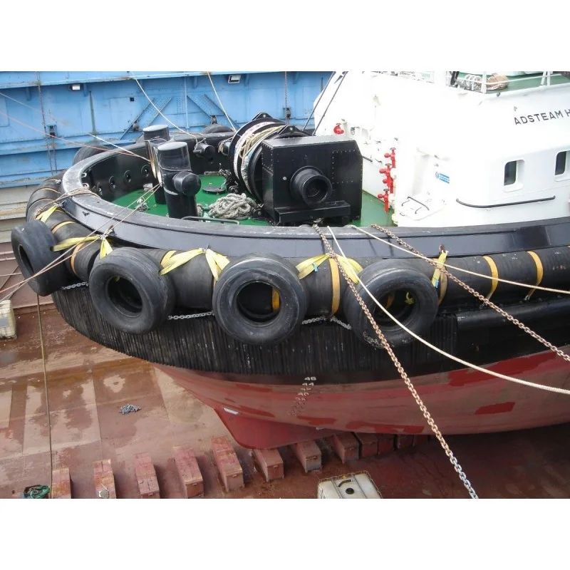 200-450mm Height Tug Boat Fender With Certified By PIANC And 70-85A ...