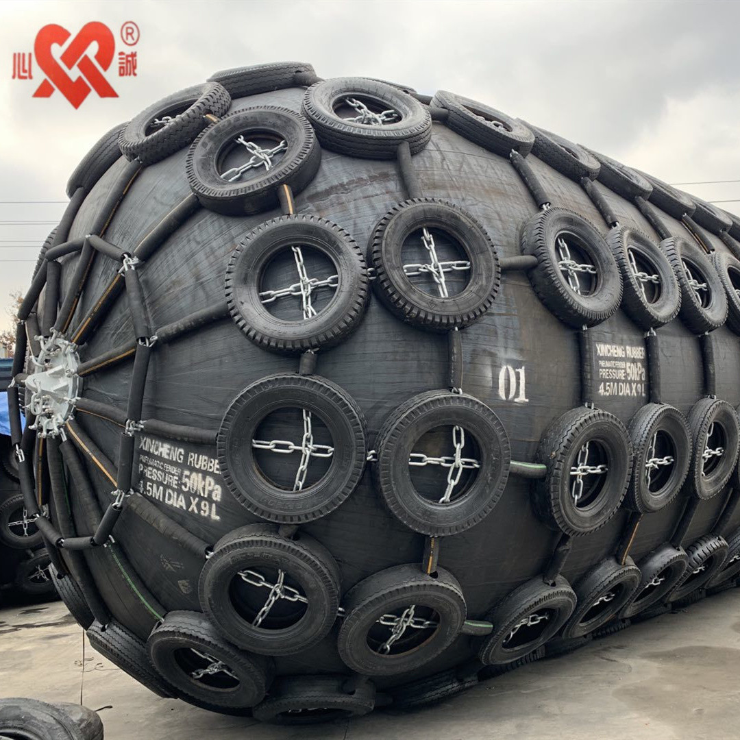 Rugged Floating Pneumatic Fender -20C- 60C Temperature Range